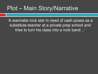 Understanding Film - School of Rock | PDF