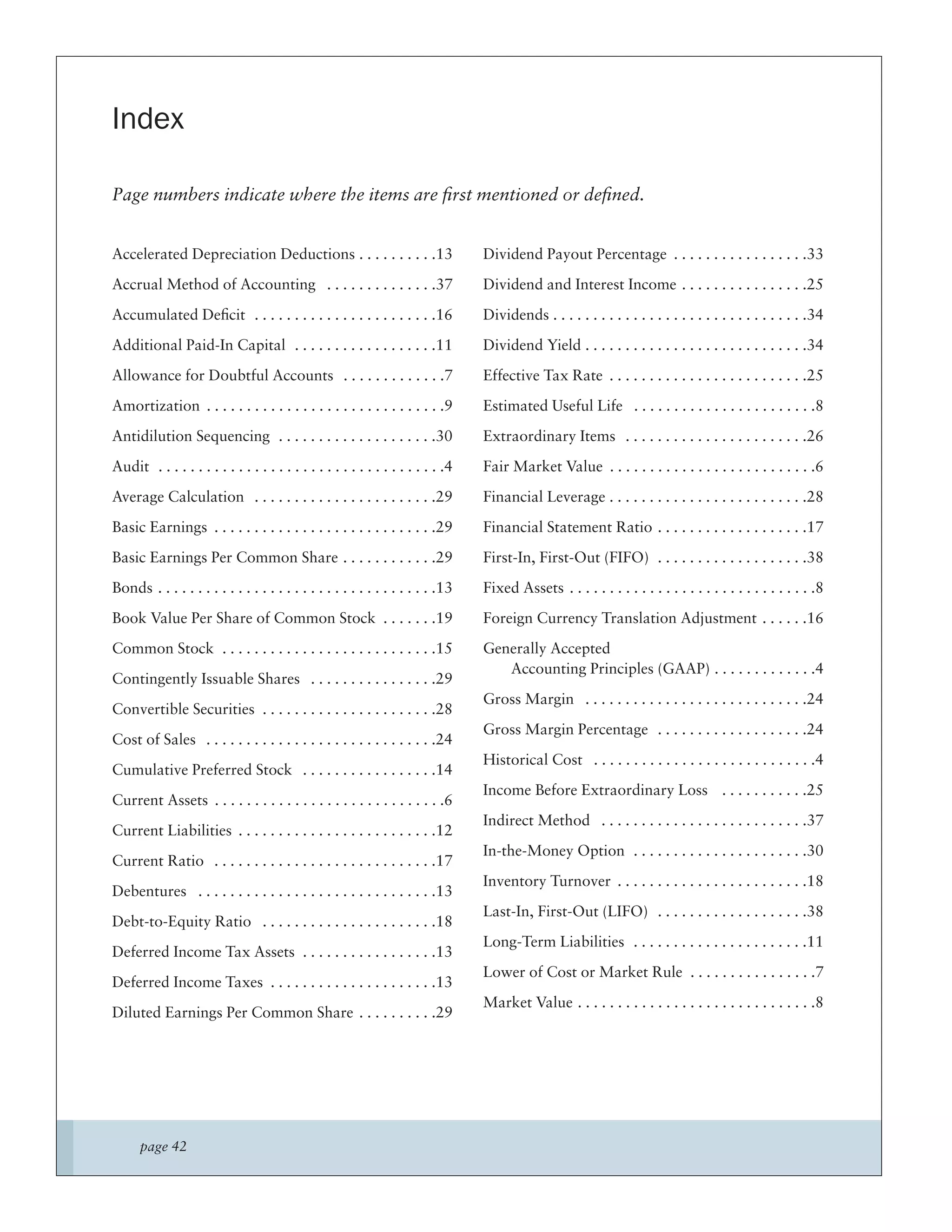 Merrill Lynch: Understanding financial statements | PDF
