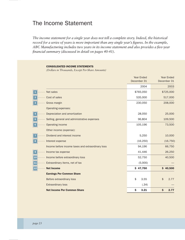 Merrill Lynch: Understanding financial statements | PDF