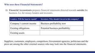 Understanding financial statements - ITT Project | PPTX