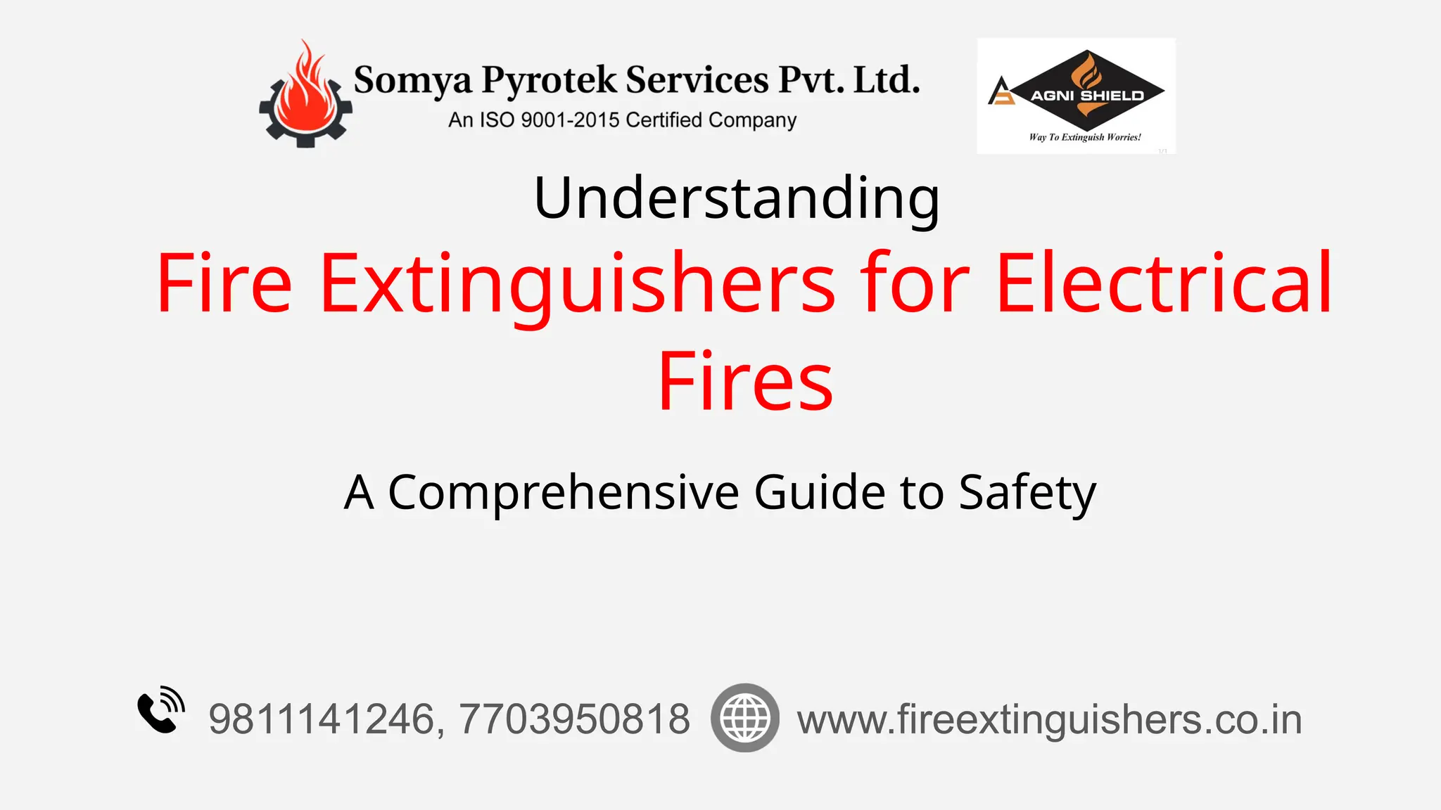 The Best Fire Extinguishers for Electrical Fire Emergencies | PPTX