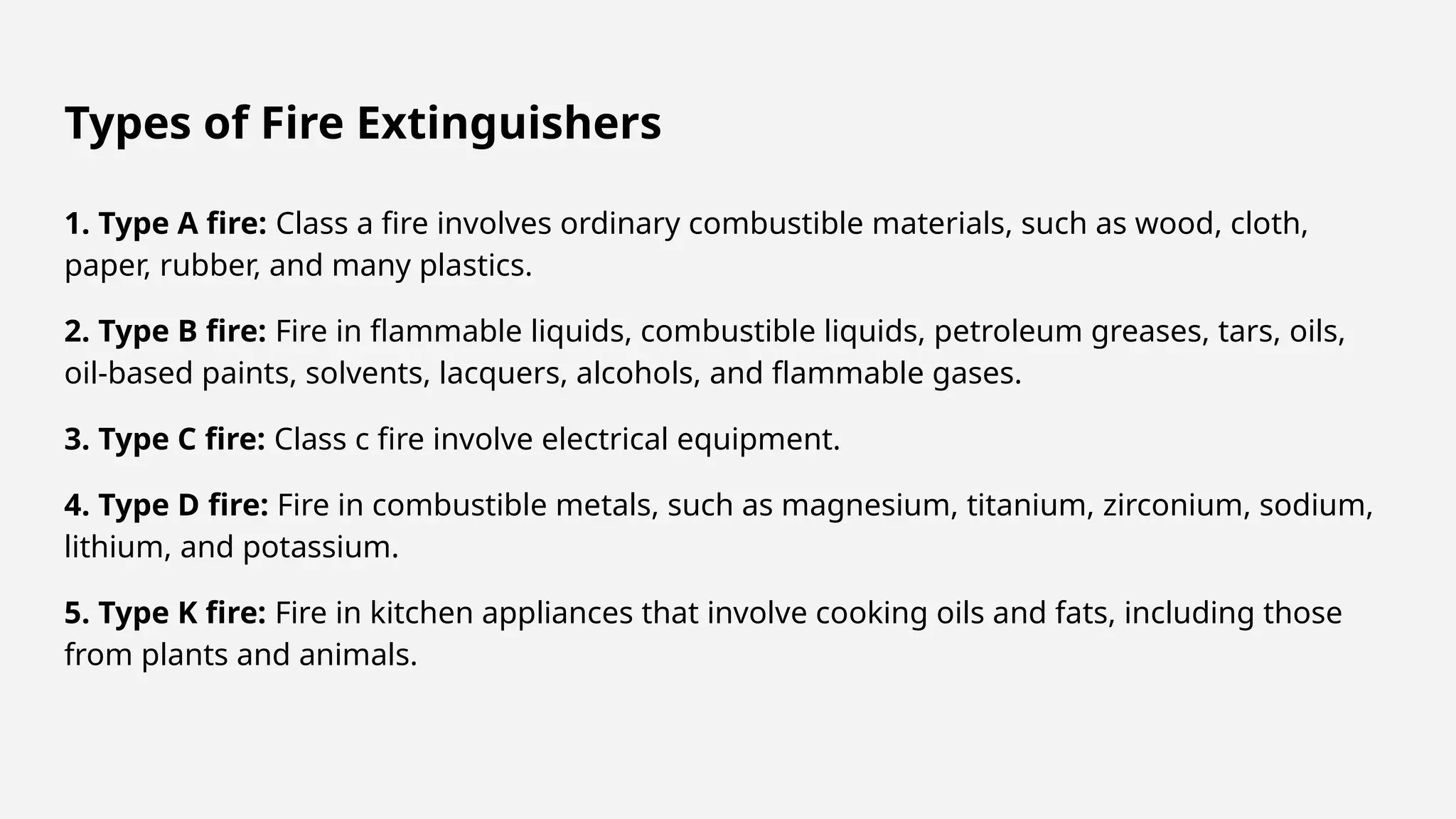 The Best Fire Extinguishers for Electrical Fire Emergencies | PPT