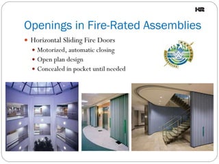 Horizontal Sliding Fire Doors