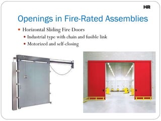 Horizontal Sliding Fire Doors