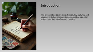 Understanding First-Class Postage Key Features and Everyday Use.pptx