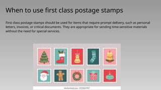 Understanding First-Class Postage Key Features and Everyday Use.pptx