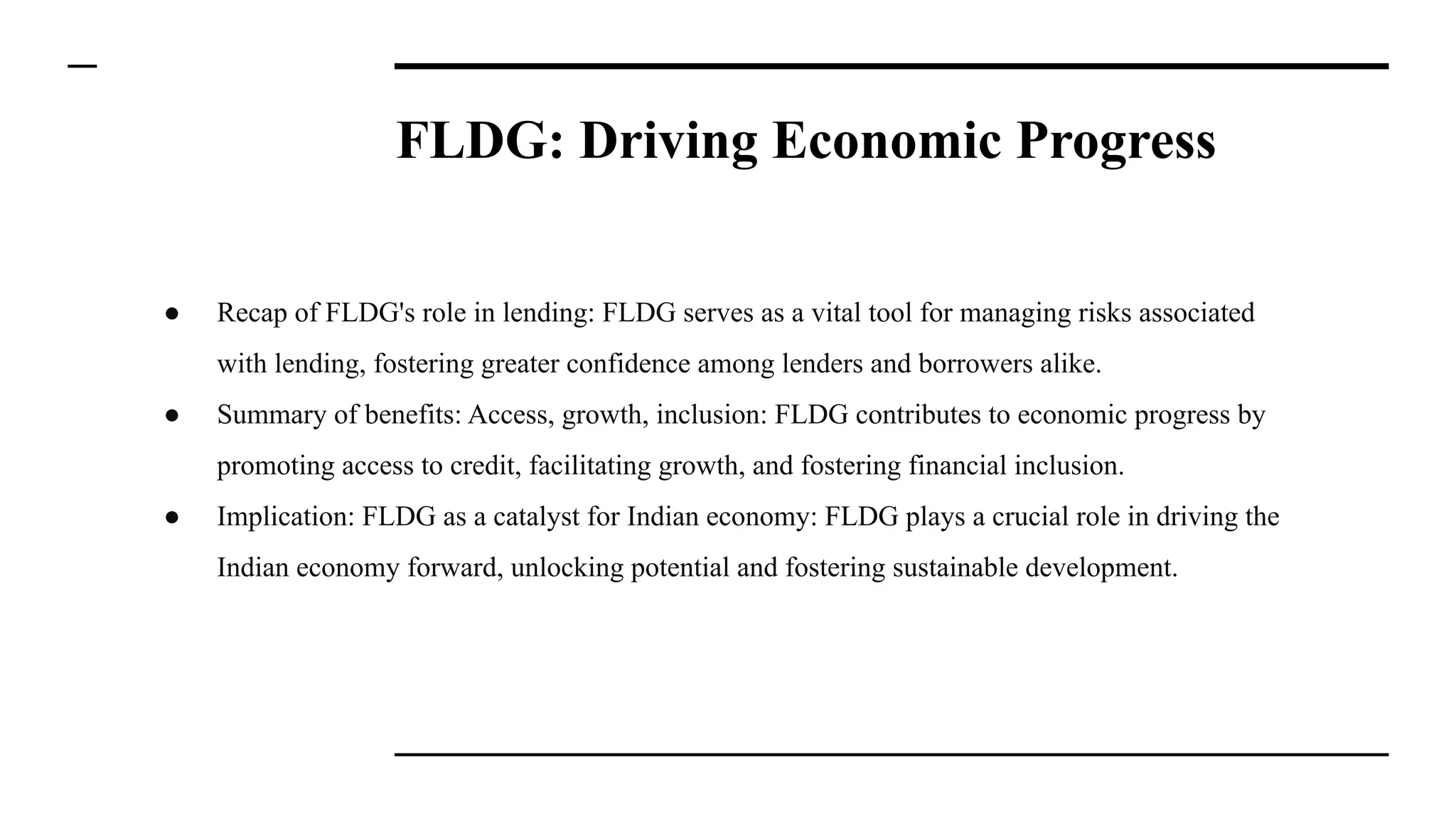 Understanding First Loss Default Guarantee (FLDG) | PDF