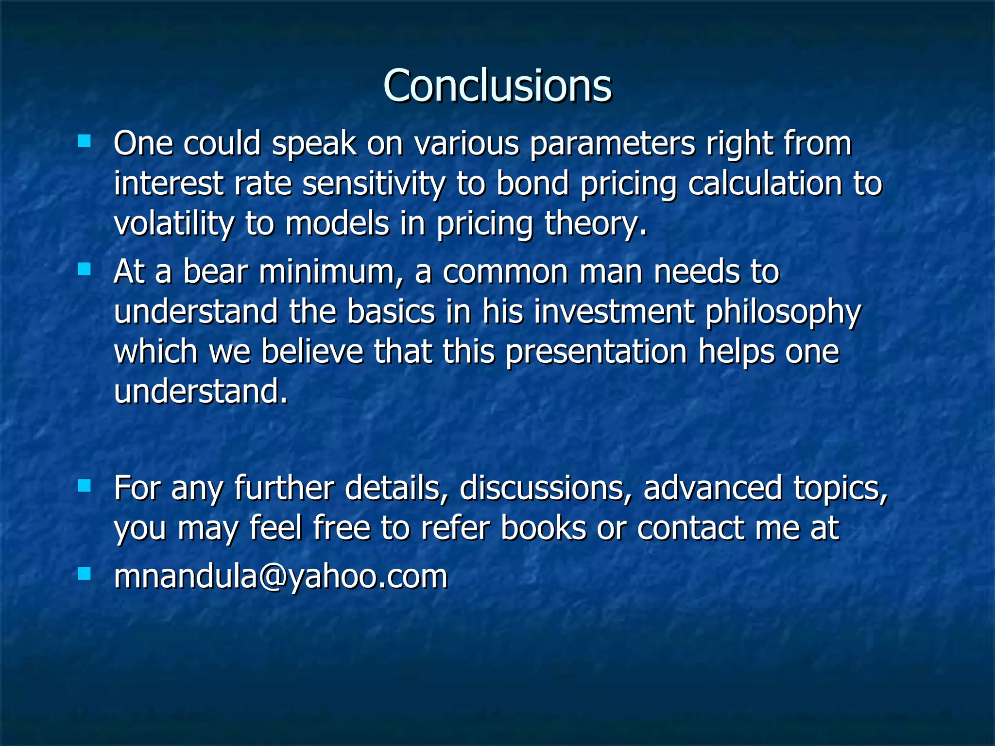 Understanding Fixed Income Securities | PPT