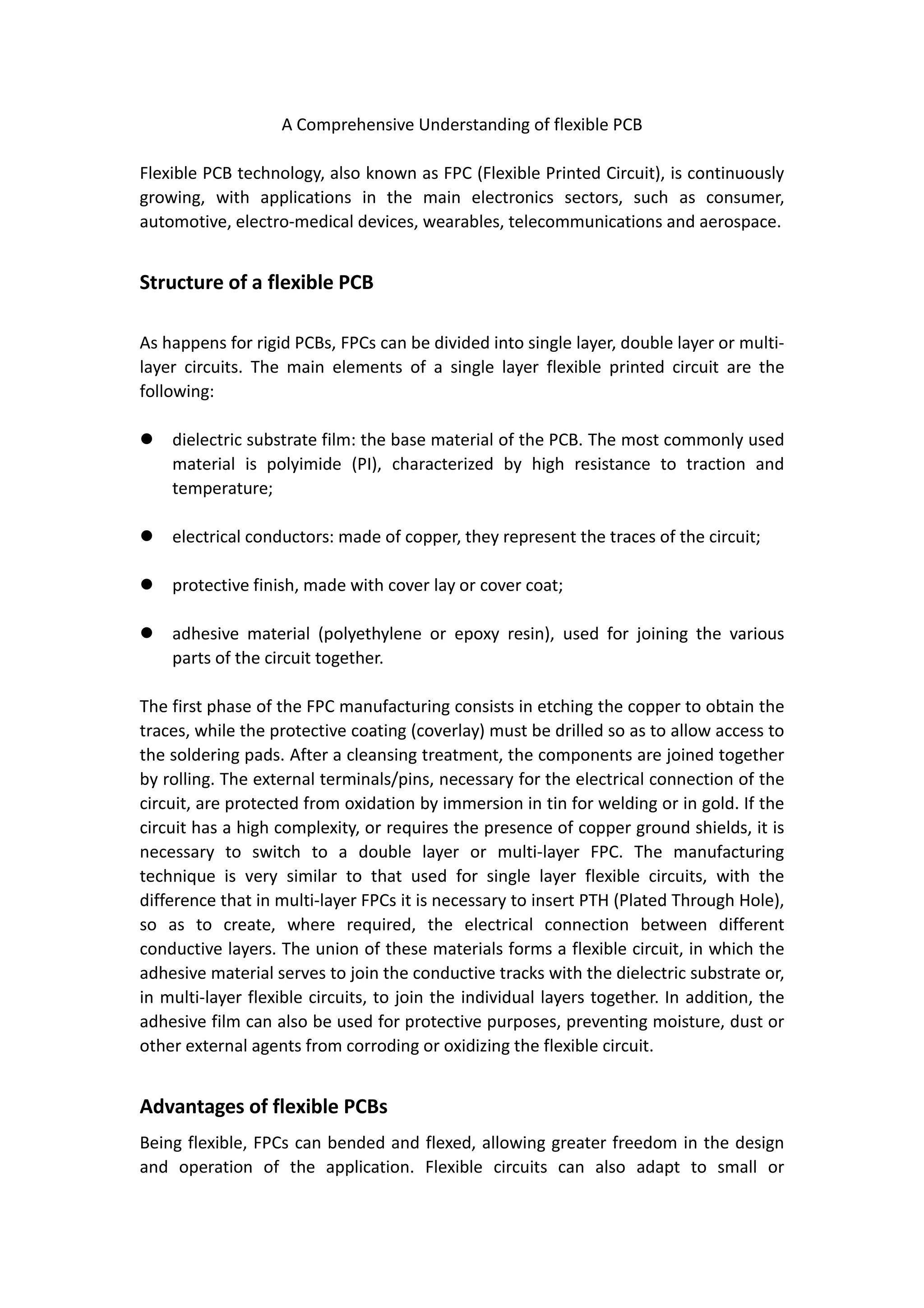 Understanding Flexible PCB--By Hitech Circuits | PDF