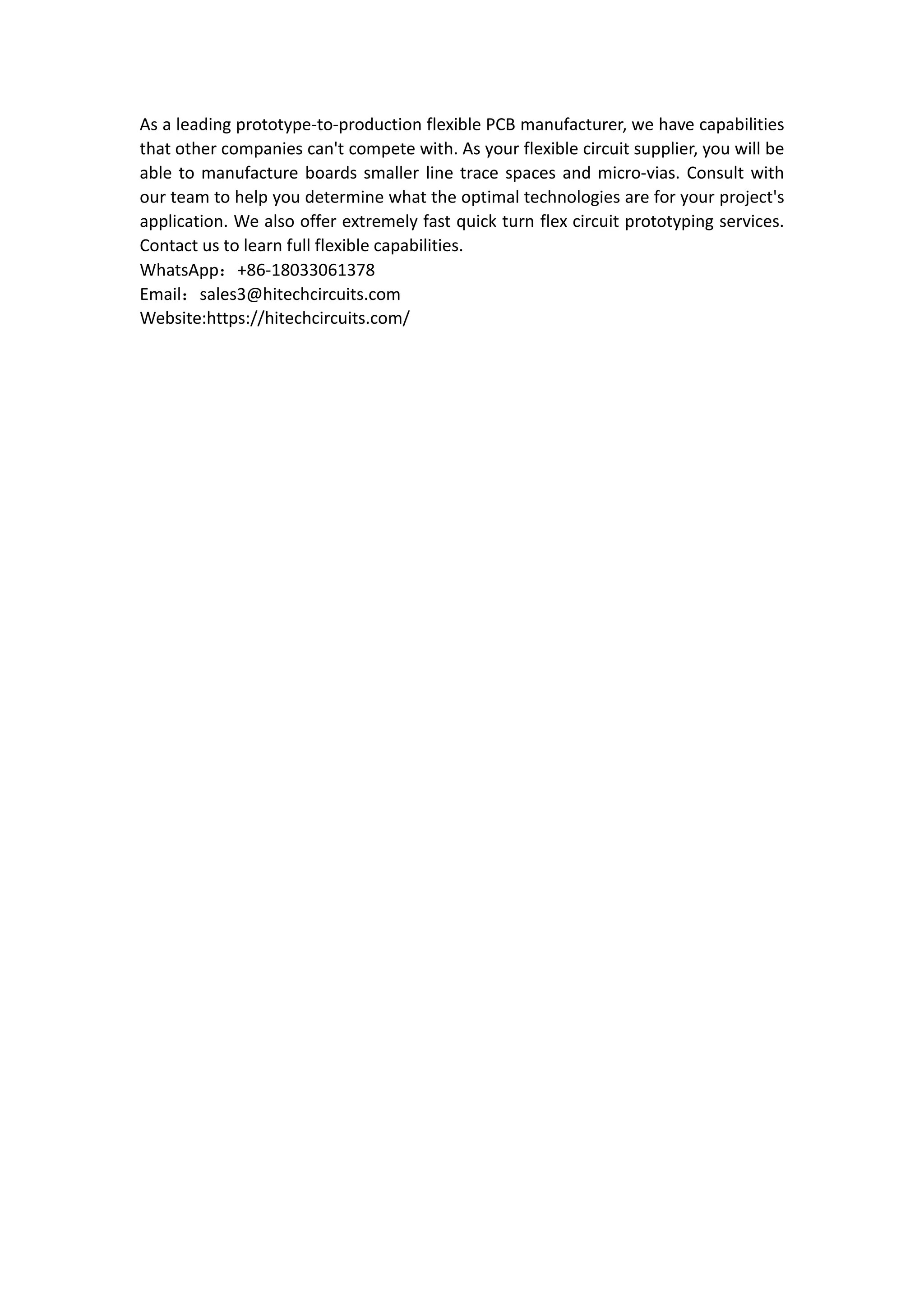 Understanding Flexible PCB--By Hitech Circuits | PDF