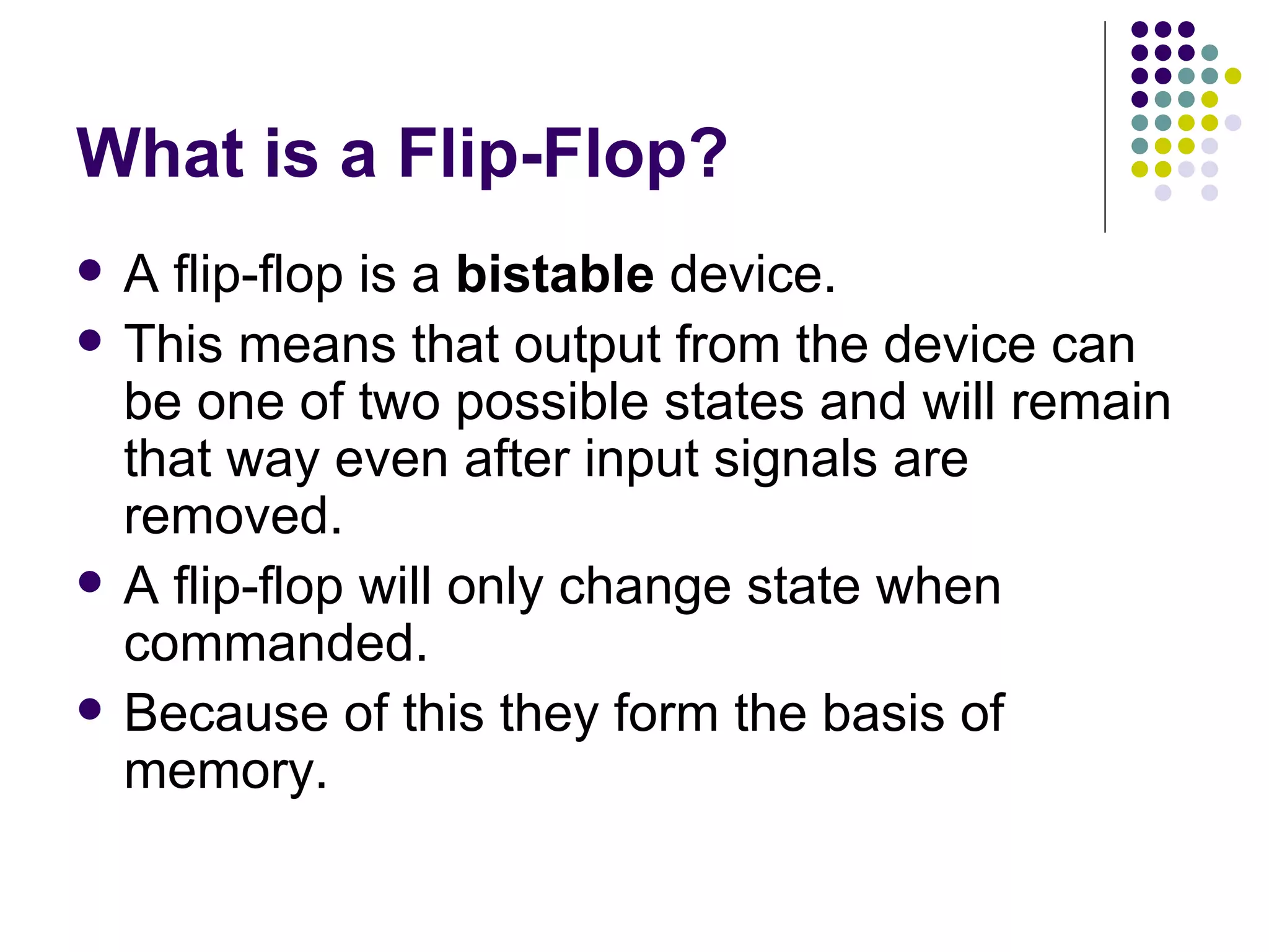 Understanding Flip Flops | PPT
