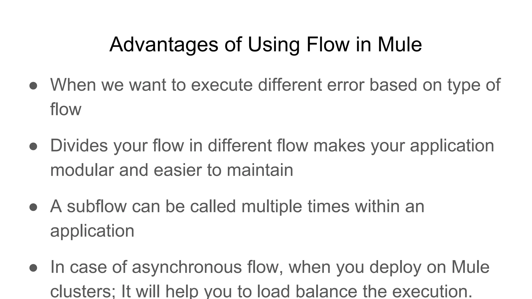 Understanding flows and subflows in mule | PPTX