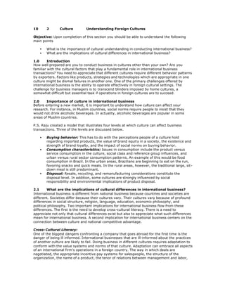 Understanding Foreign Cultures | PDF