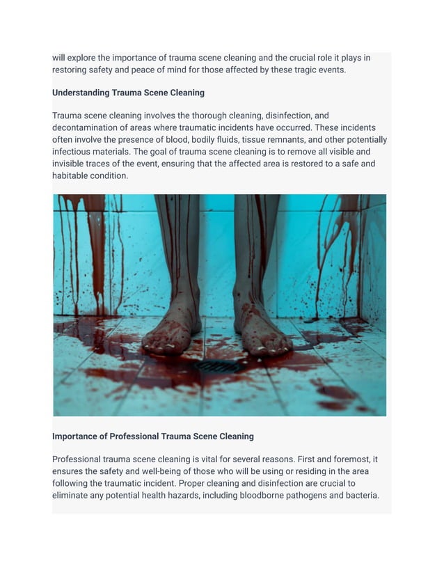 Understanding Forensic Cleaning_ A Comprehensive Guide.pdf | Infectious ...