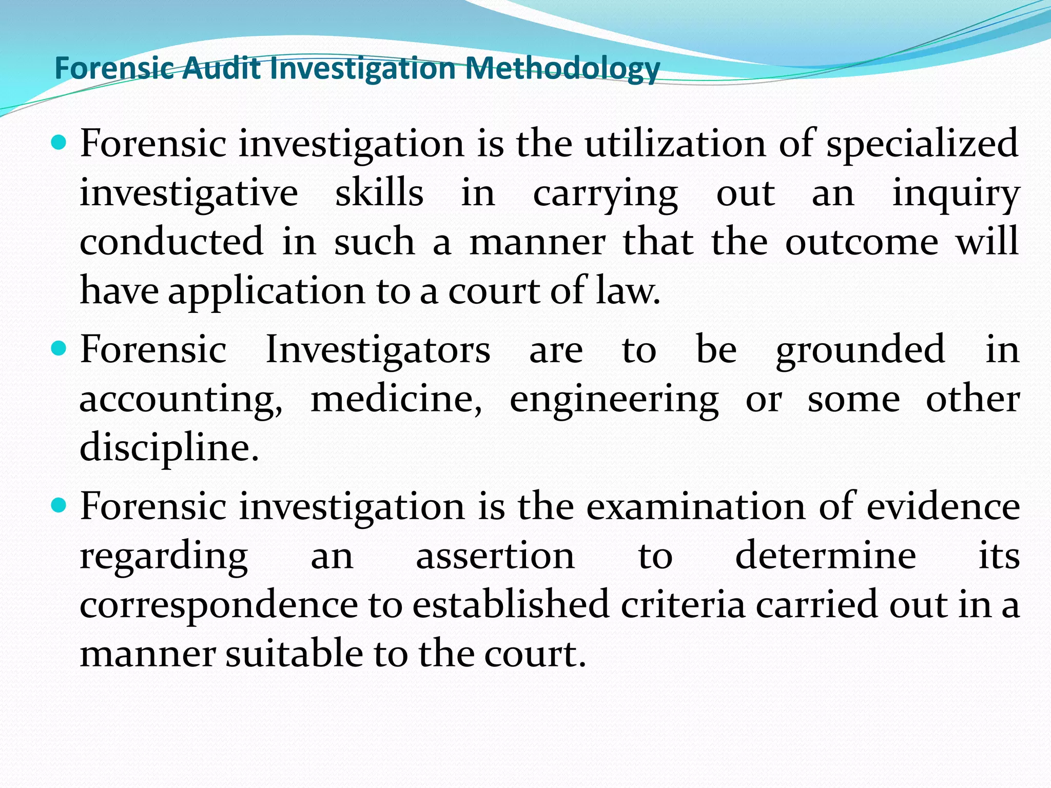 Understanding forensic investigation process by G. E. Oyedokun | PDF ...