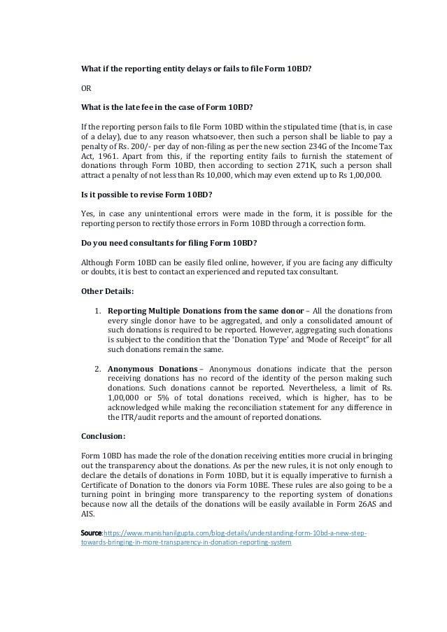 Understanding Form 10BD – A New Step Towards Bringing in More ...