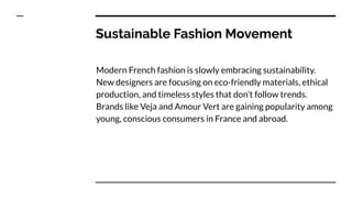 Understanding French Fashion and Its Global Impact on Elegance and ...
