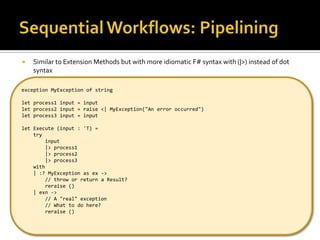 Understanding F# Workflows | PPTX
