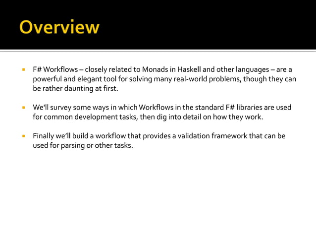 Understanding F Workflows Pptx Programming Languages Computing