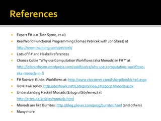 Understanding F# Workflows | PPTX