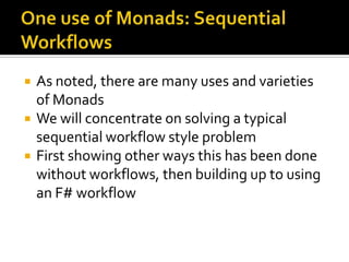 Understanding F# Workflows | PPTX