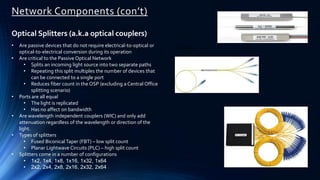 understanding_ftth_architecture_to plan a fiber optic network | PPT