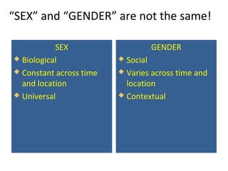 Understanding gender | PPT | Free Download