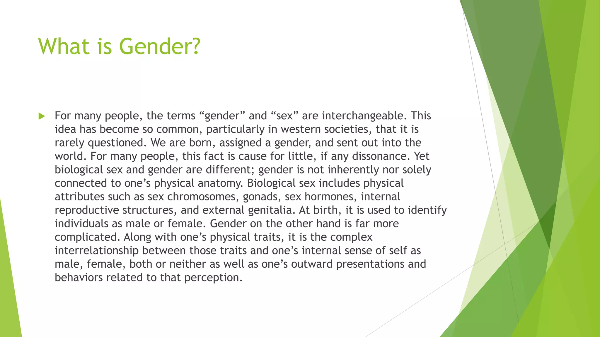 Understanding gender | PPTX