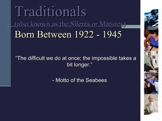 Understanding Generational Differences Presentation | PPT