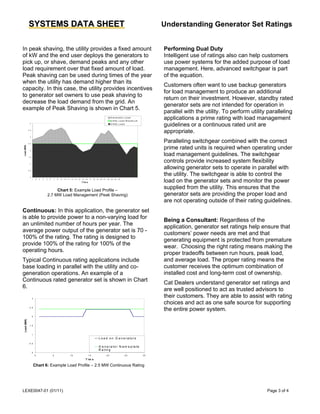 Understanding generator set ratings | PDF