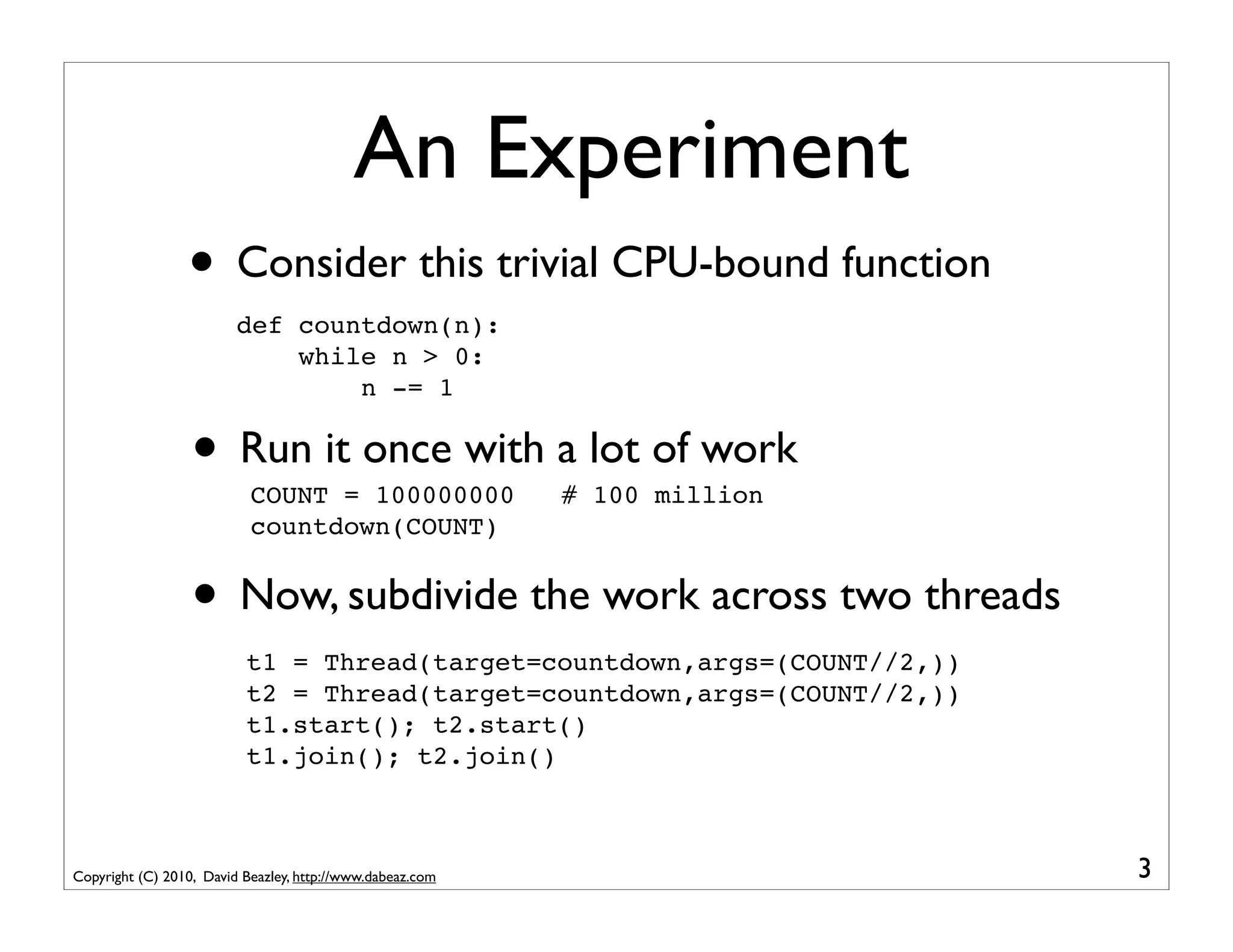 Understanding the Python GIL | PDF