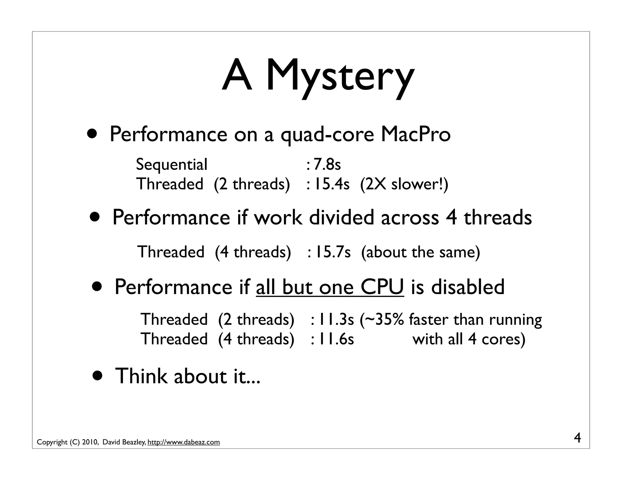 Understanding the Python GIL | PDF