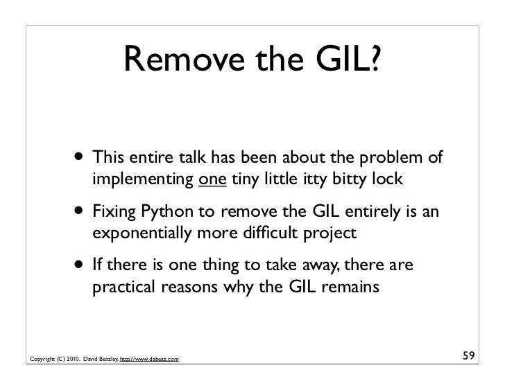Understanding The Python Gil 