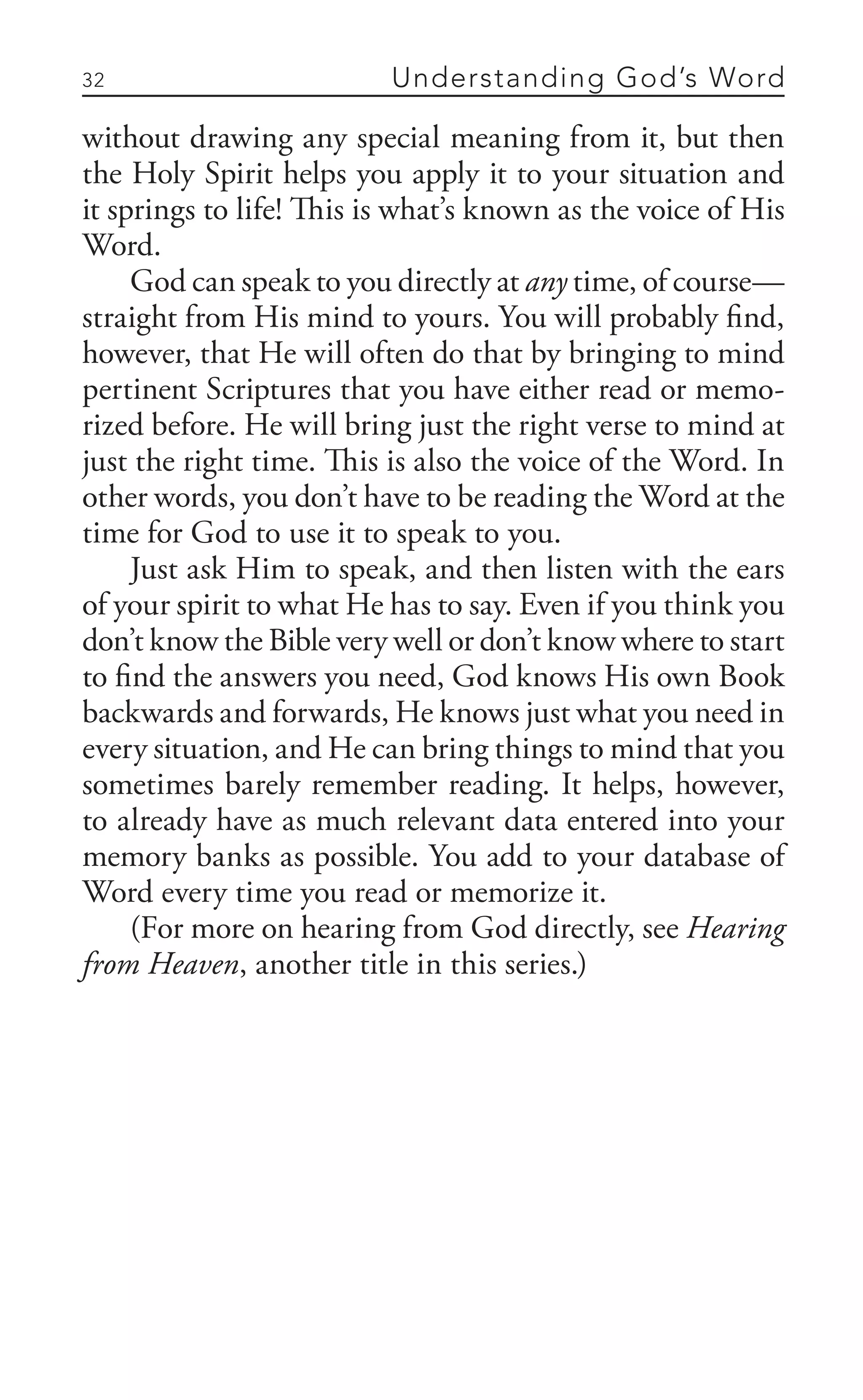 Understanding God's Word | PDF