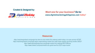 Understanding Google's Mobile-First Indexing and Best Practices | PPT