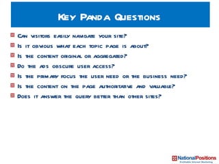 Understanding Google's Panda Update | PPT