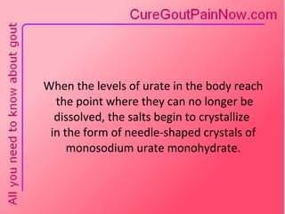 Understanding Gout Foods To Avoid | PPT