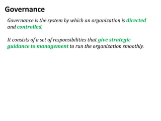 Understanding Governance | PPTX