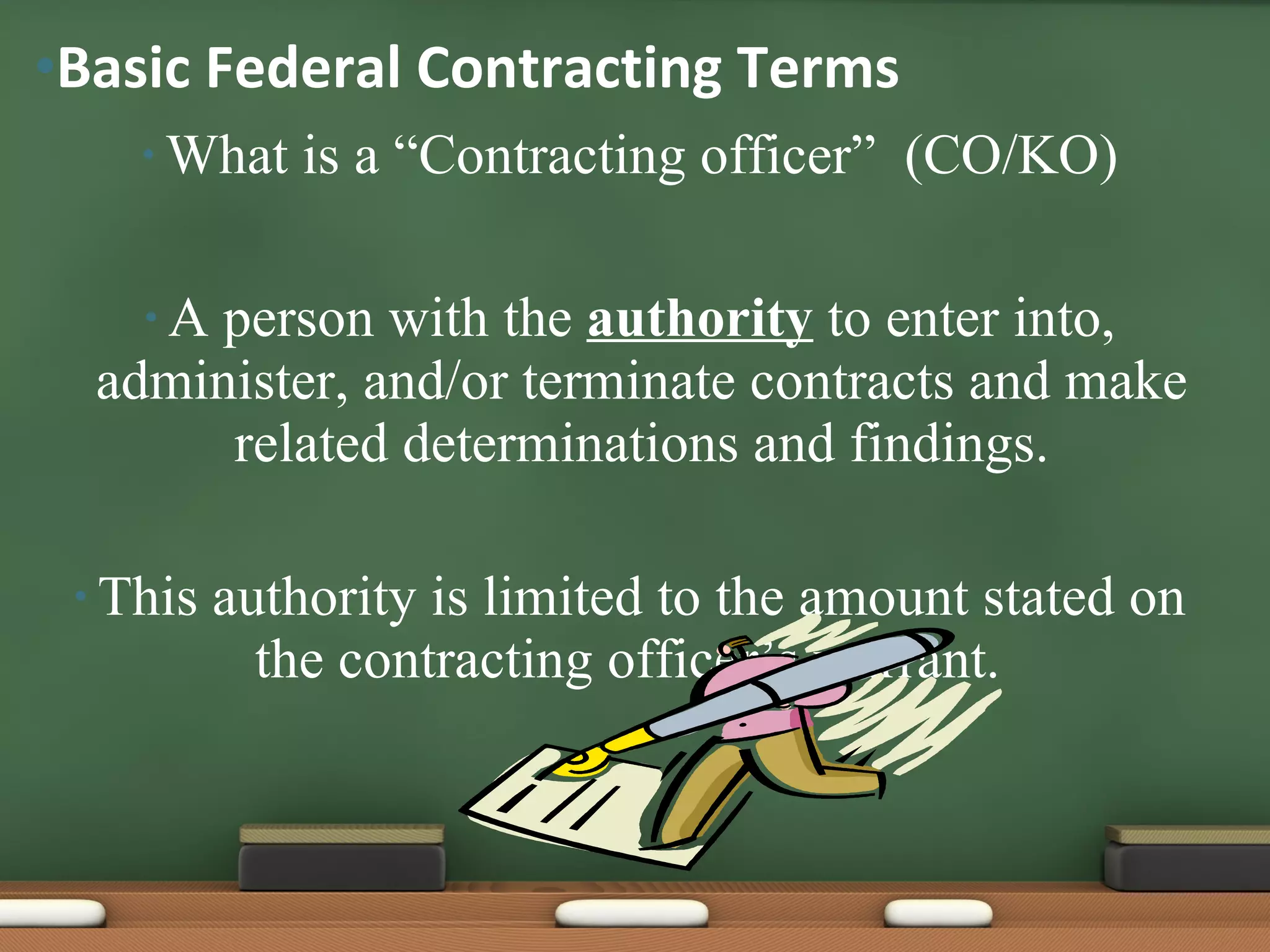 Understanding US Federal Government Contracting Terminology | PPT
