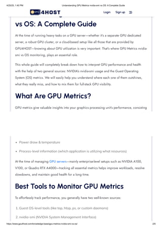 Understanding GPU Metrics nvidia-smi vs OS_ A Complete Guide.pdf