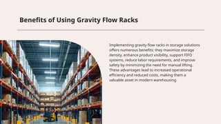 Understanding Gravity Flow Racks: What They Are and How They Work | PPT