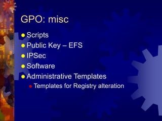Understanding Group Policy Object Windows Server | PPT