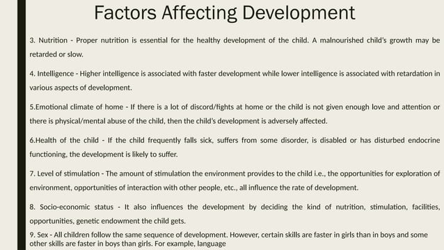 Understanding Growth And Development Pptx