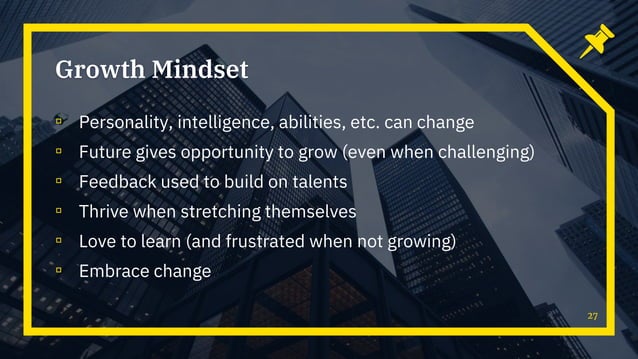 Understanding Growth Mindset | PPTX | Resume Writing and Advice | Job ...