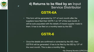 Understanding gst returns | PPTX