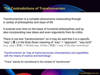 (mis)understanding transhumanism | PPT