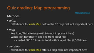 Understanding Hadoop through examples | PPT