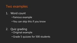 Understanding Hadoop through examples | PPT