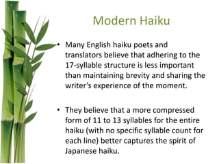 Understanding Haiku | PPT