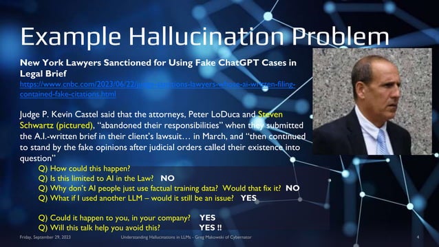 Understanding Hallucinations in LLMs - 2023 09 29.pptx | Web Design and HTML | Internet